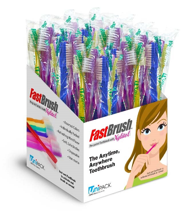 New Fastbrush Pre-Pasted Toothbrush (100/box) -Perfect gift for ...